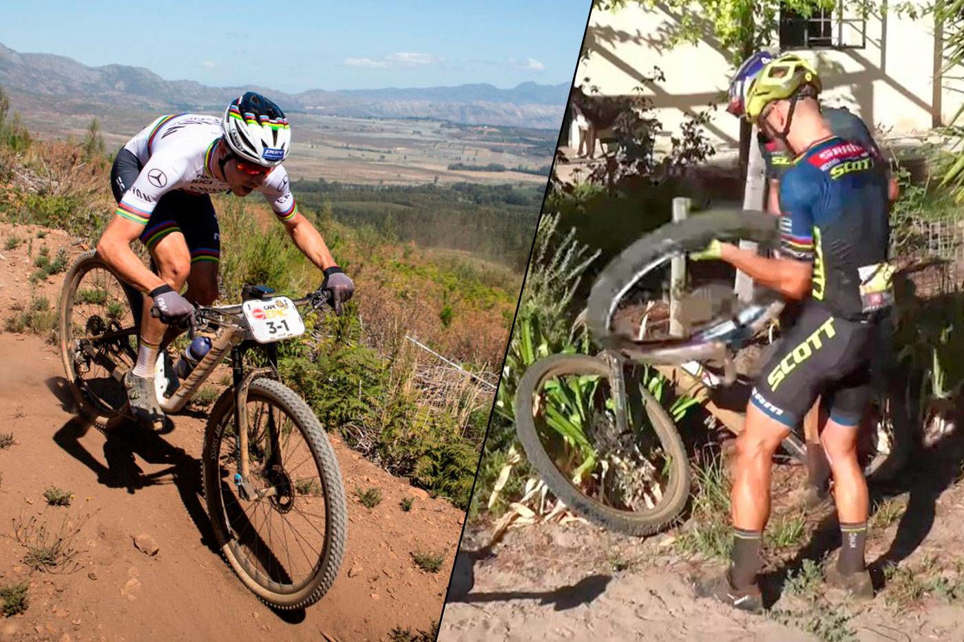Seewald y Stosek dan un golpe sobre la mesa mientras Schurter y Forster ...