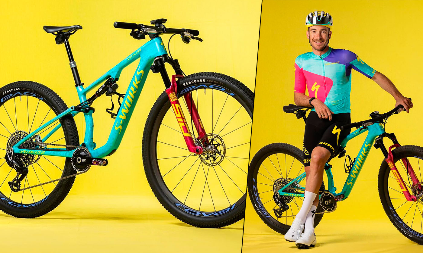Explosión de colores en la nueva ropa (y bici) del Specialized Factory Racing