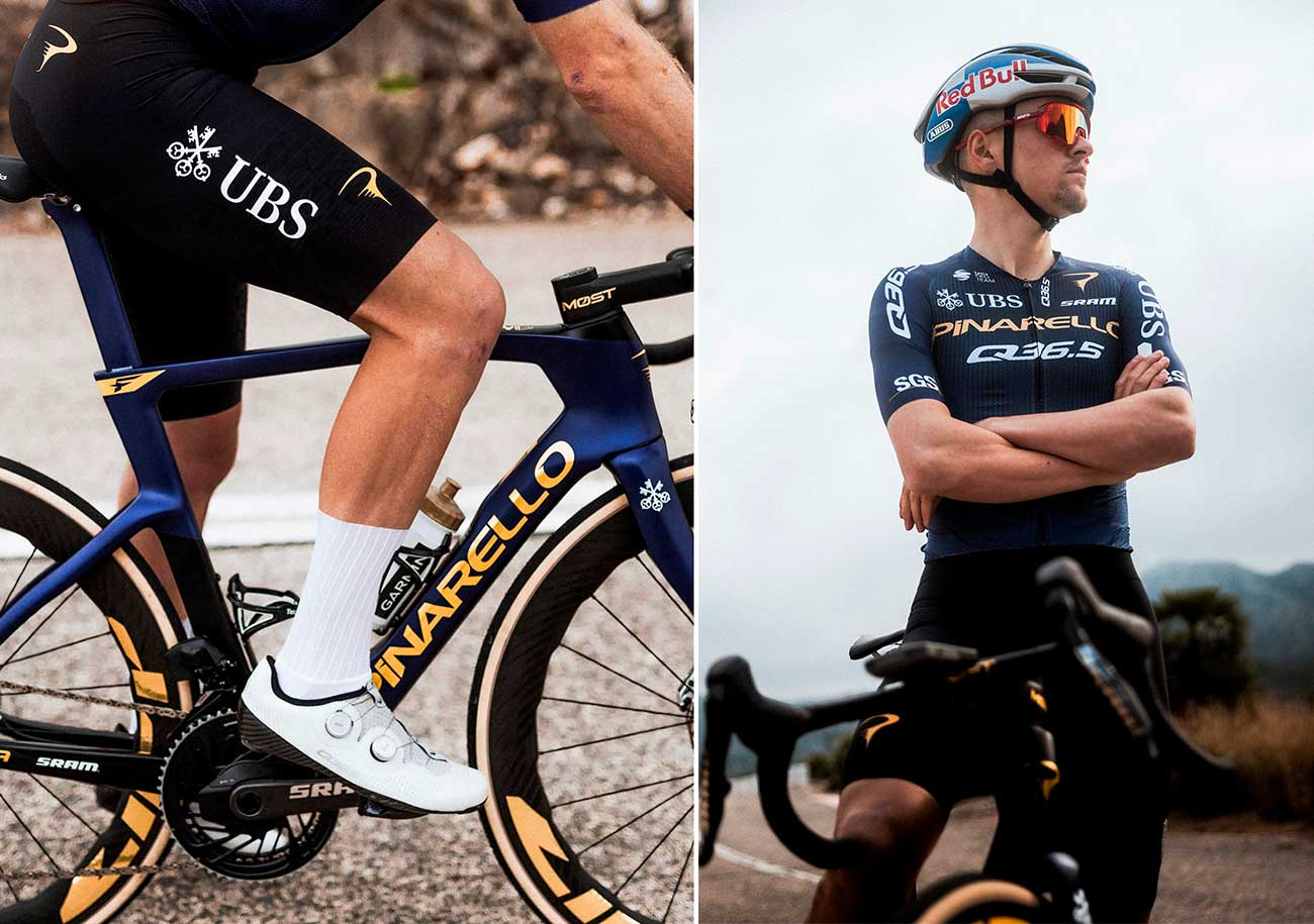 Pinarello-Q36.5 Pro Cycling Team presenta su nueva imagen con Pidcock ...